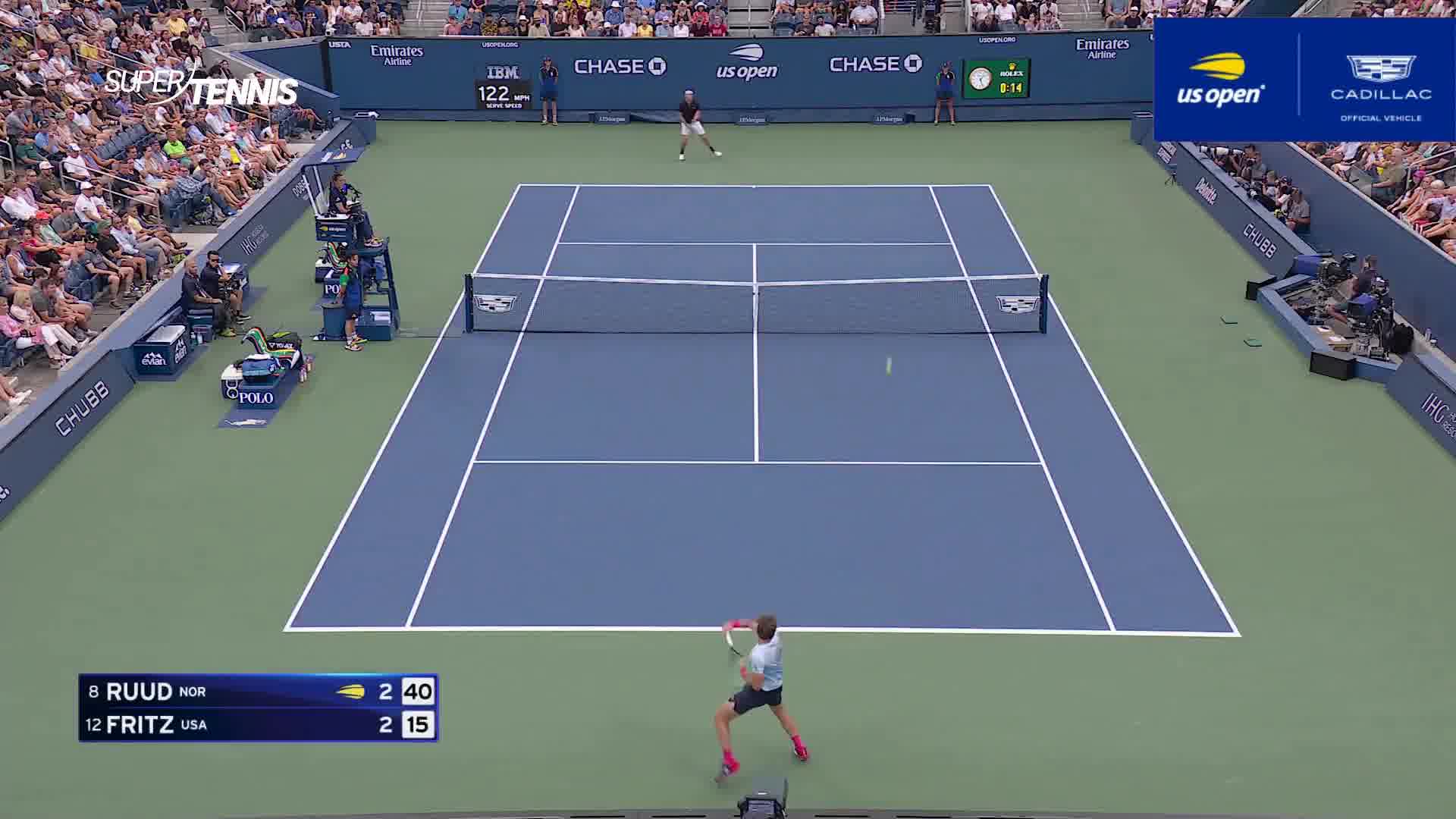 HL | US Open 4T - Ruud vs Fritz