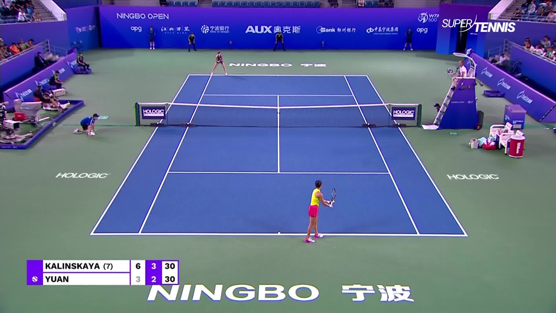 WTA500 Ningbo 2T - Kalinskay vs Yuan