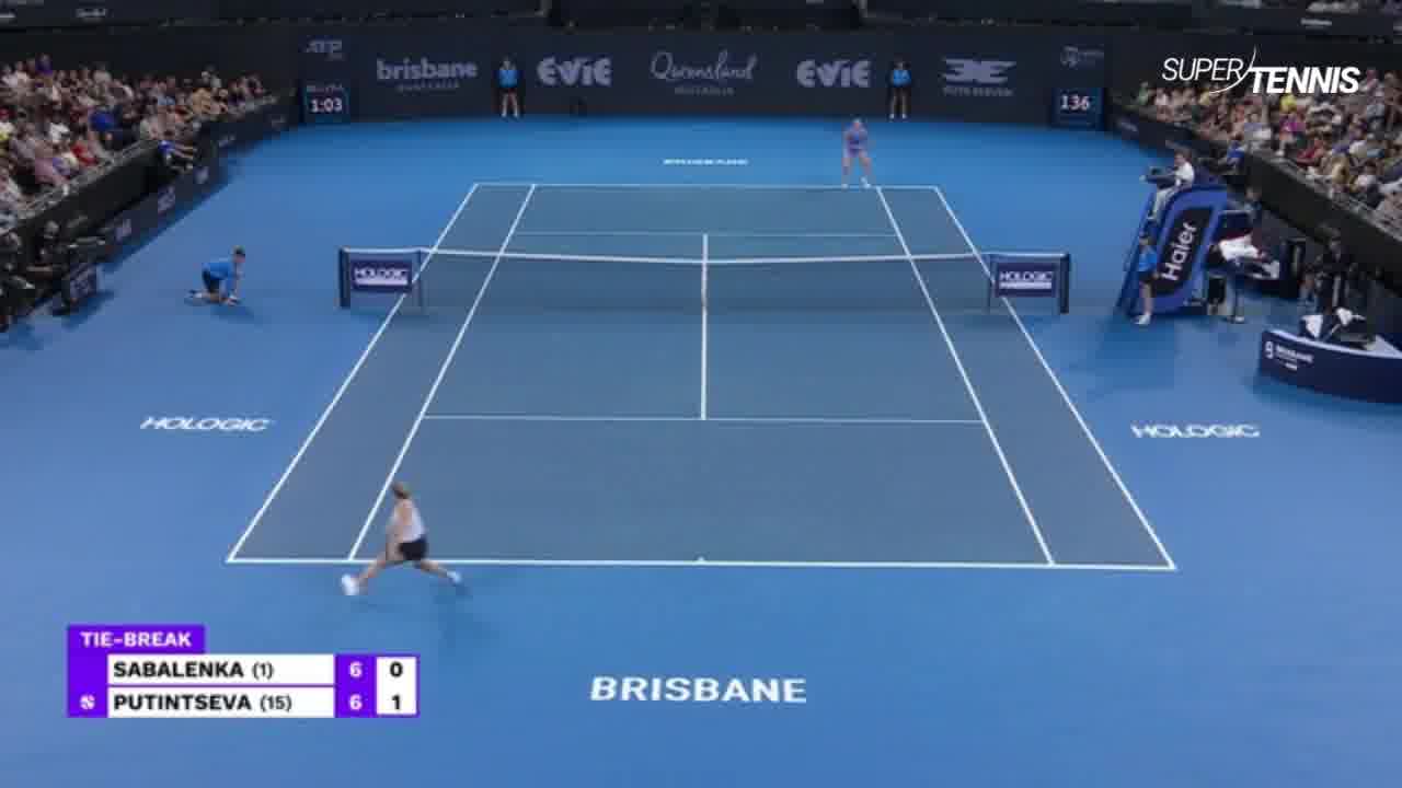 HL | WTA500 Brisbane - Sabalenka vs Putintseva
