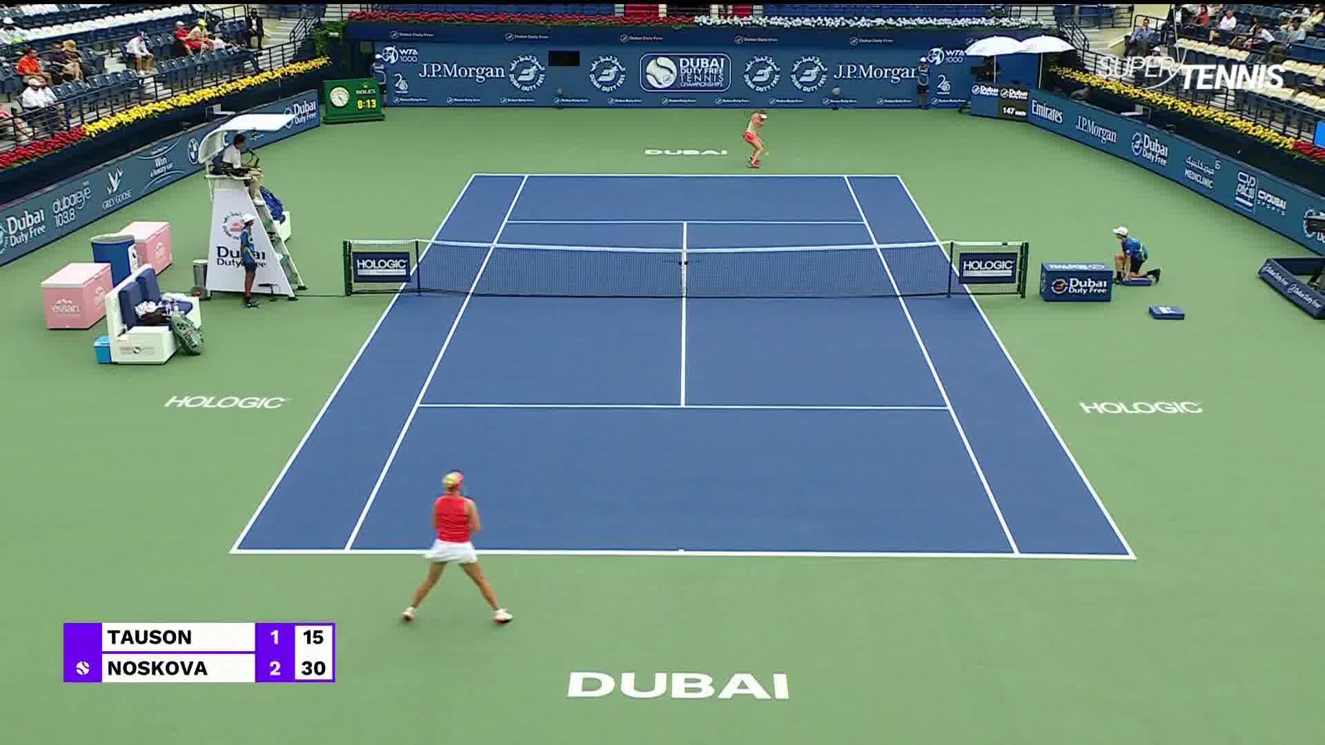 HL | WTA1000 Dubai - Tauson vs Noskova