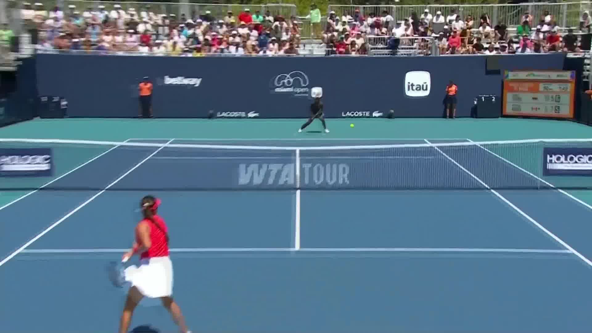 WTA1000 Miami 1T - Osorio vs Mboko