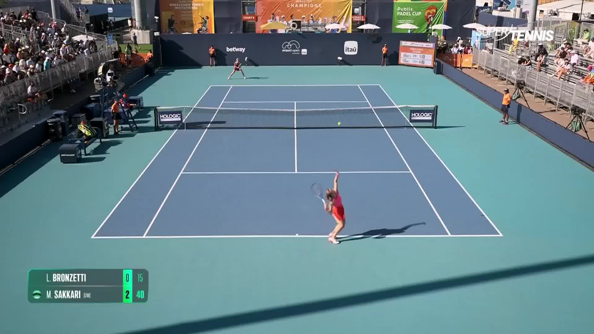 HL | WTA1000 Miami 2T - Bronzetti vs Sakkari