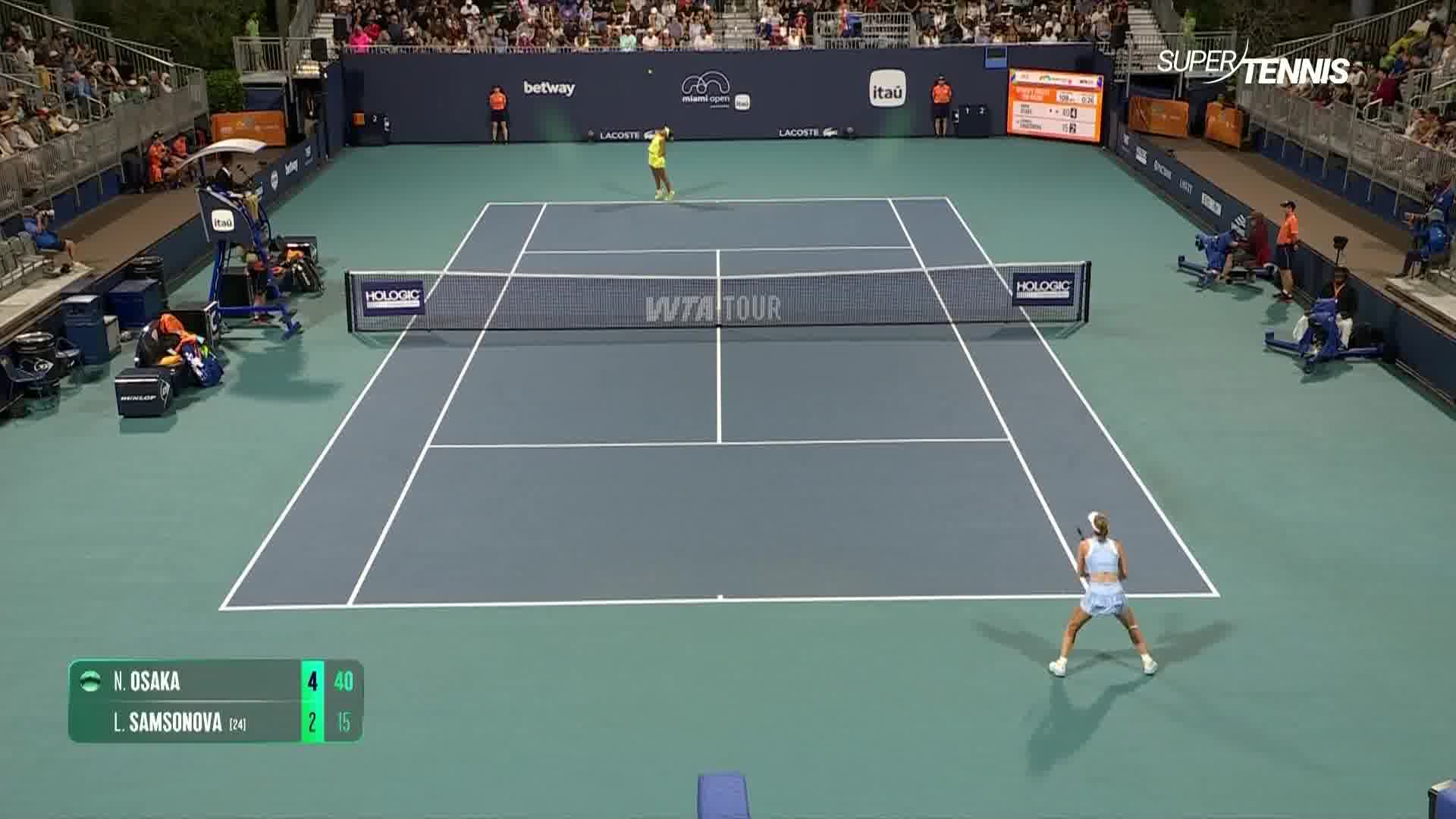 WTA1000 Miami 2T - Osaka vs Samsonova