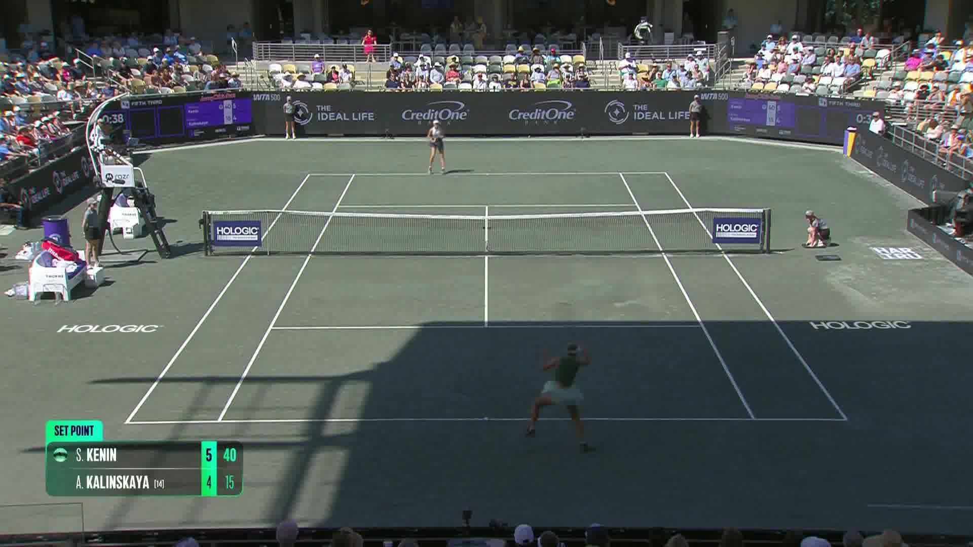 WTA500 Charleston QF - Kenin vs Kalinskaya