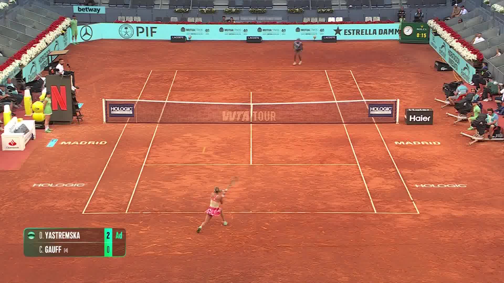 HL | WTA1000 Madrid 2T - Gauff vs Yastremska