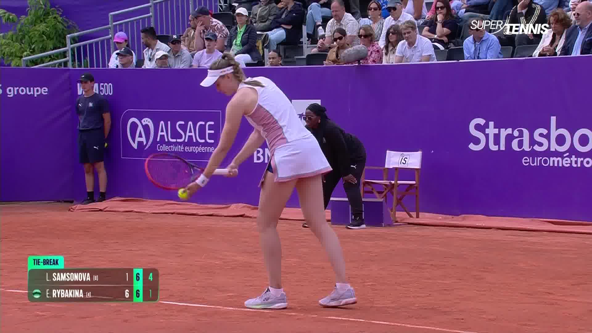 WTA500 Strasburgo Finale - Rybakina vs Samsonova