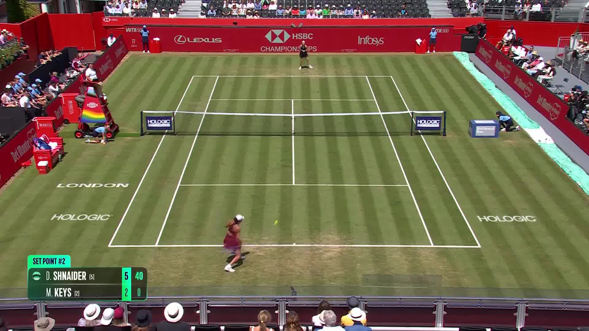 HL | WTA500 Londra QF - Shnaider vs Keys