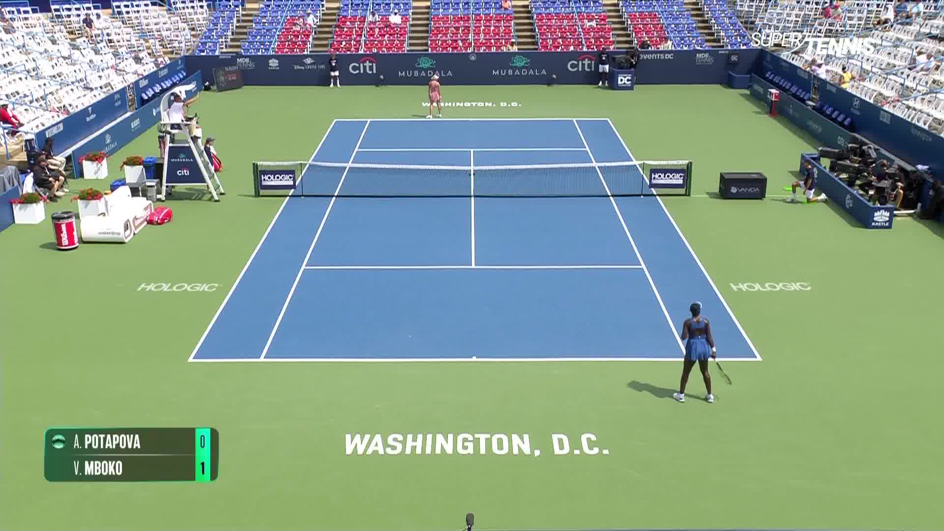 WTA500 Washington 1T - Potapova vs Mboko