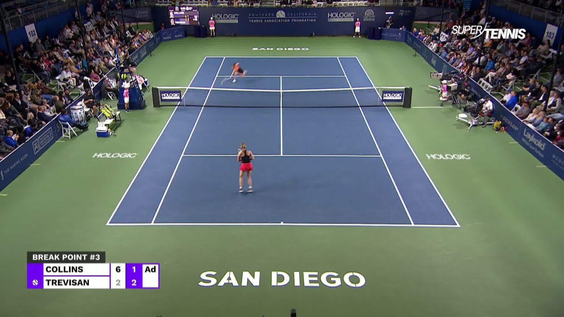 HL | WTA500 San Diego 2T - Collins vs Trevisan