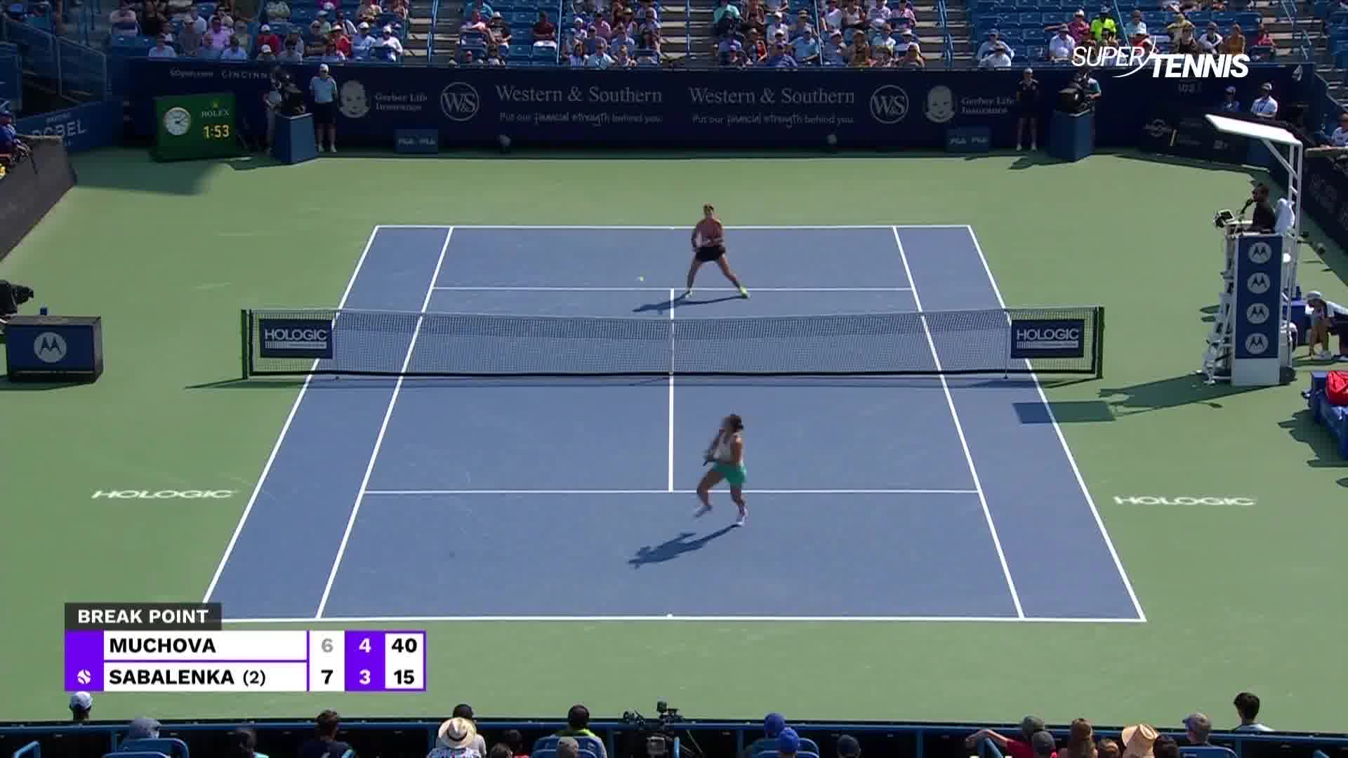 HL | WTA1000 Cincinnati SF - Muchova vs Sabalenka